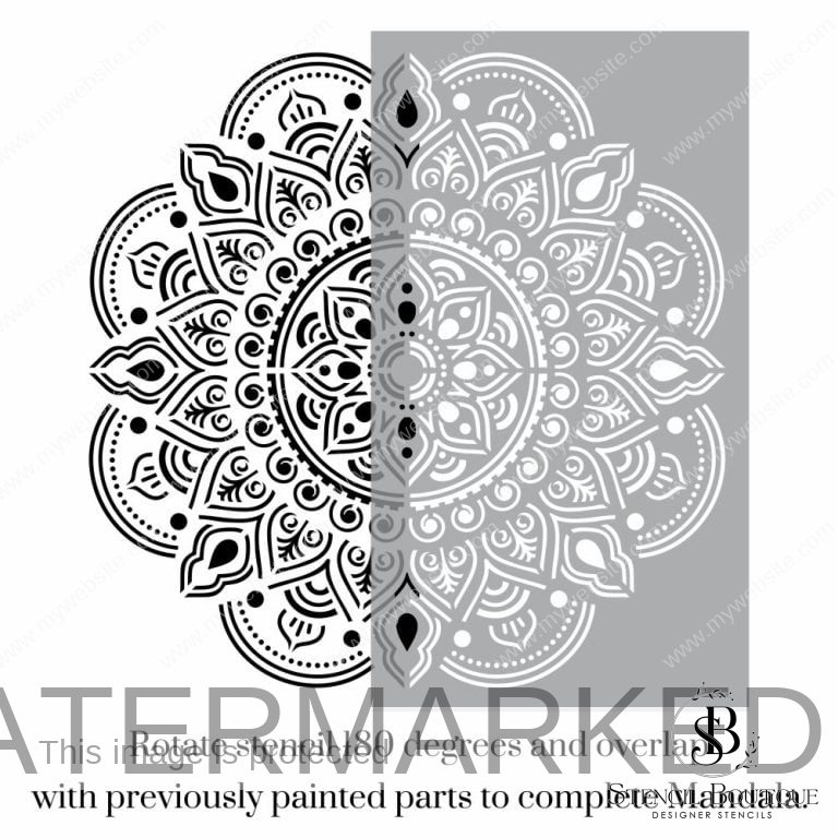 Chira Mandala Stencil - Stencil Boutique